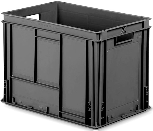 cassette rettangolari polipropilene 60x40 conduttivo nero cassette rettangolari polipropilene 60x40 conduttivo nero